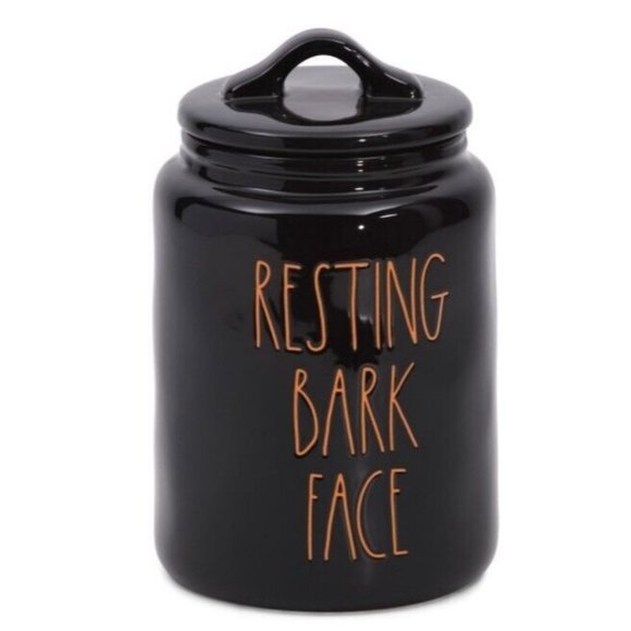 Rae Dunn | Kitchen | Rae Dunn Resting Bark Face Large Canister Jar Dog ...